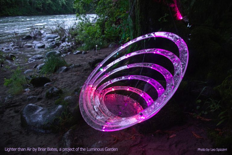 Wrap up and Slides of the Luminous Garden at Electric Sky 2016